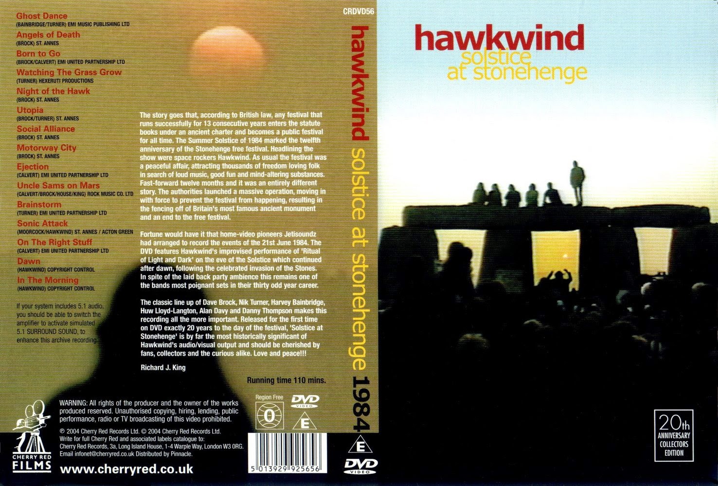 BANCA DO ROCK Rock Concert DVD: 3204 - DVD - HAWKWIND 1984 - BOOTLEG